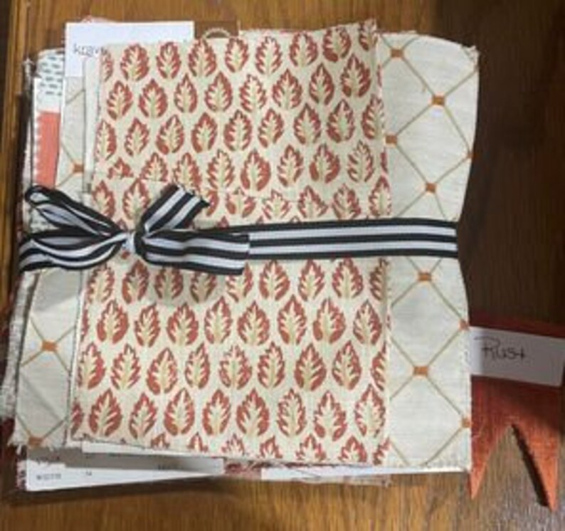 Assorted Vintage Designer Fabric Samples by Third and Vine Design - Etsy