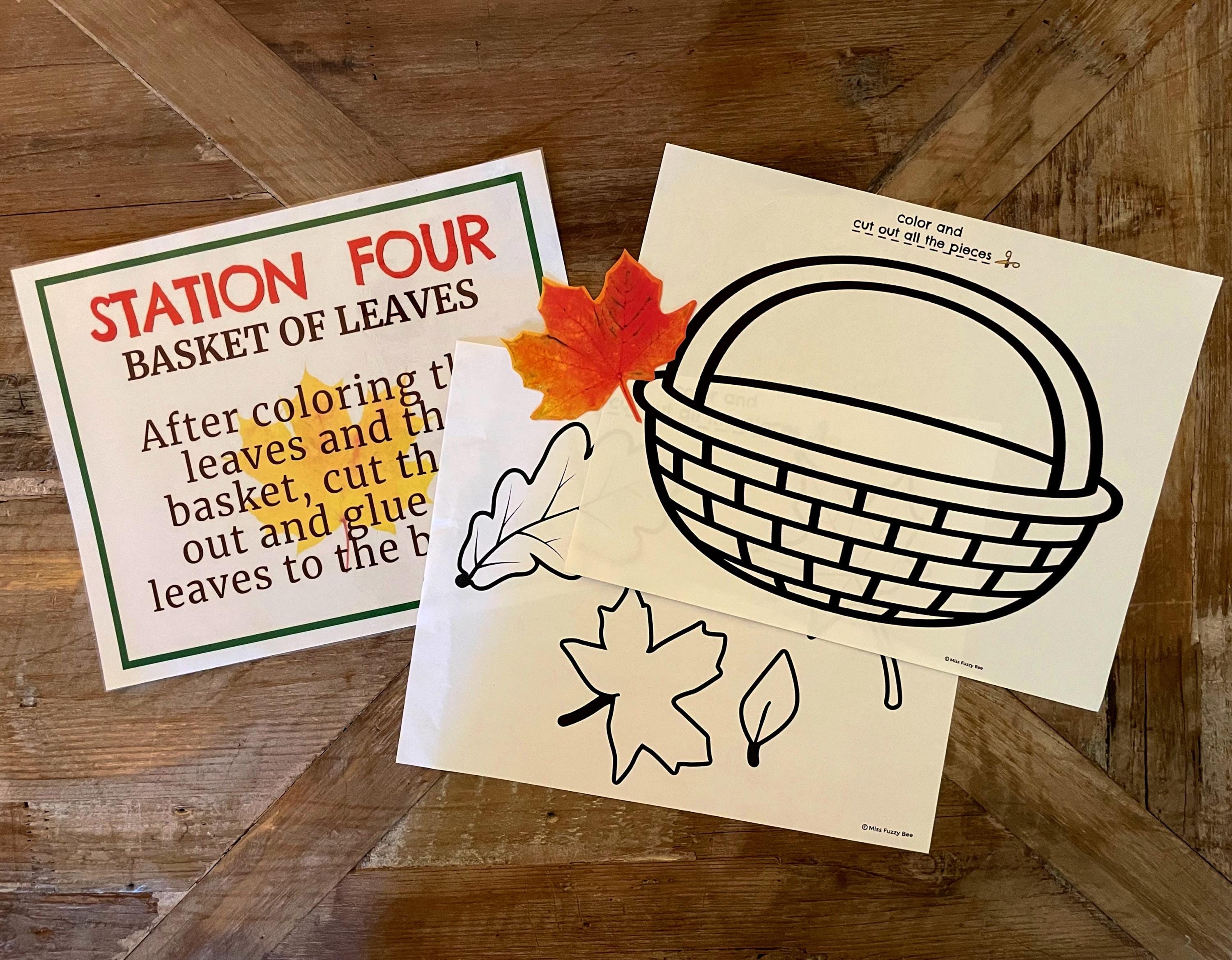 Leaf Gathering Dramatic Play | Fall Leaves Pretend Play | Preschool ...