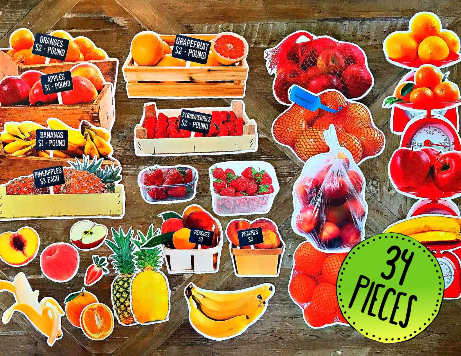 Fruit Stand Dramatic Play | Pretend Play | Fruit Activities | Center ...