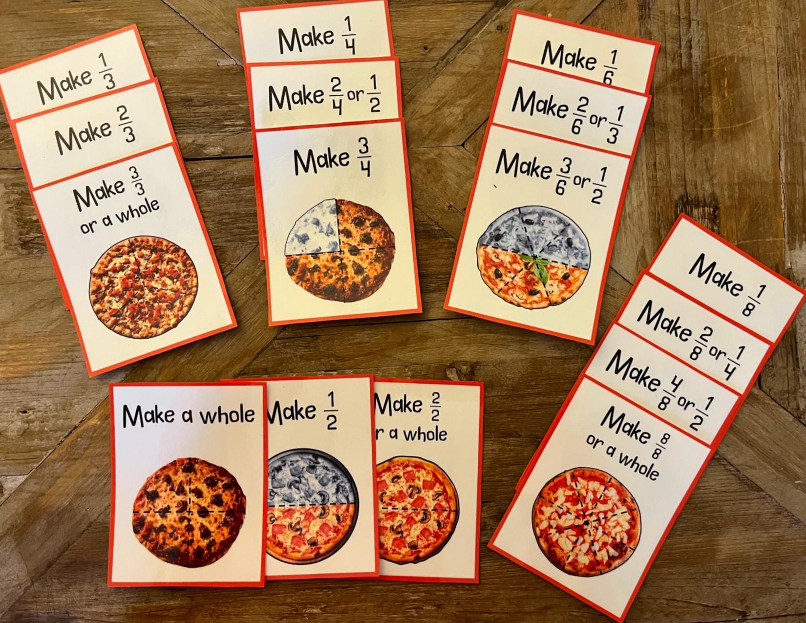 Pizza Fractions Activity | Make a Fraction | Identify Fractions ...