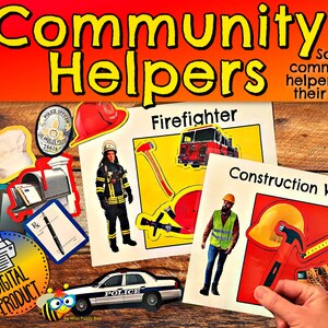 Community Helpers Busy Book on Occupation Know Your - Etsy
