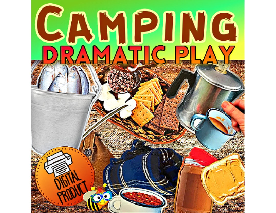 Camping Dramatic Play | Camping Pretend Play | Camping Bulletin Board ...
