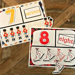 Number Counting Busy Book | Number Words | Counting 1-10 | Learn Numbers | Printables | Prek ...