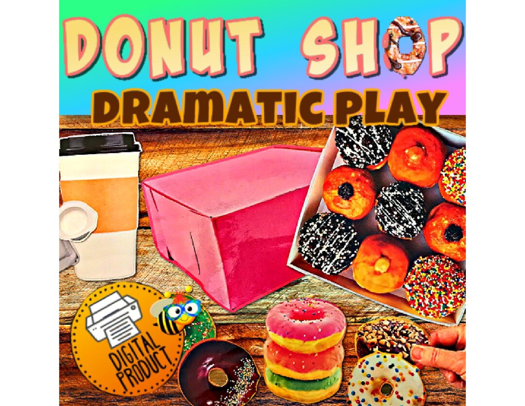 Donut Shop Dramatic Play | Donut Shop Pretend Play | Donut Activity ...
