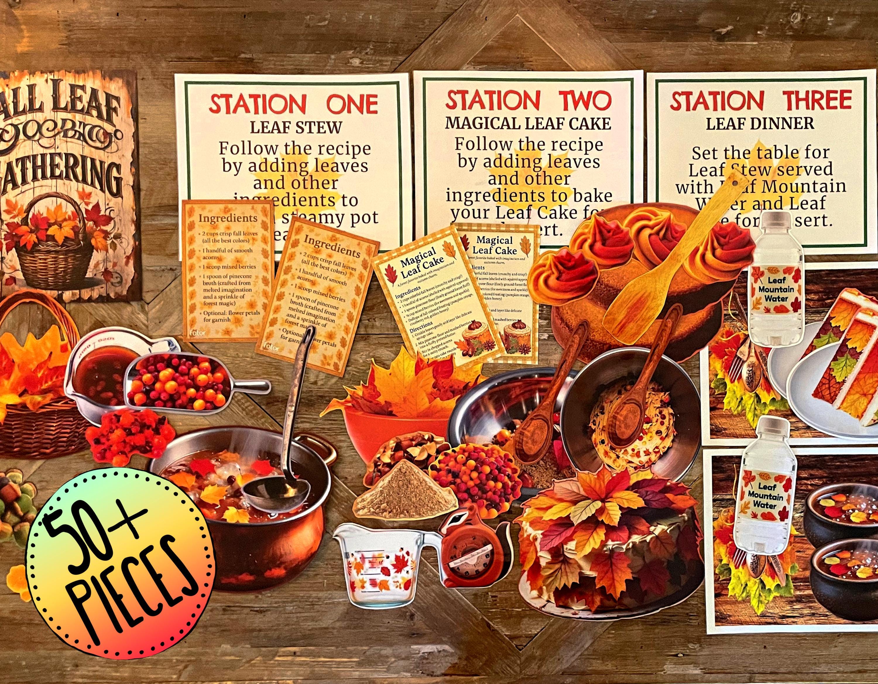 Leaf Gathering Dramatic Play | Fall Leaves Pretend Play | Preschool ...