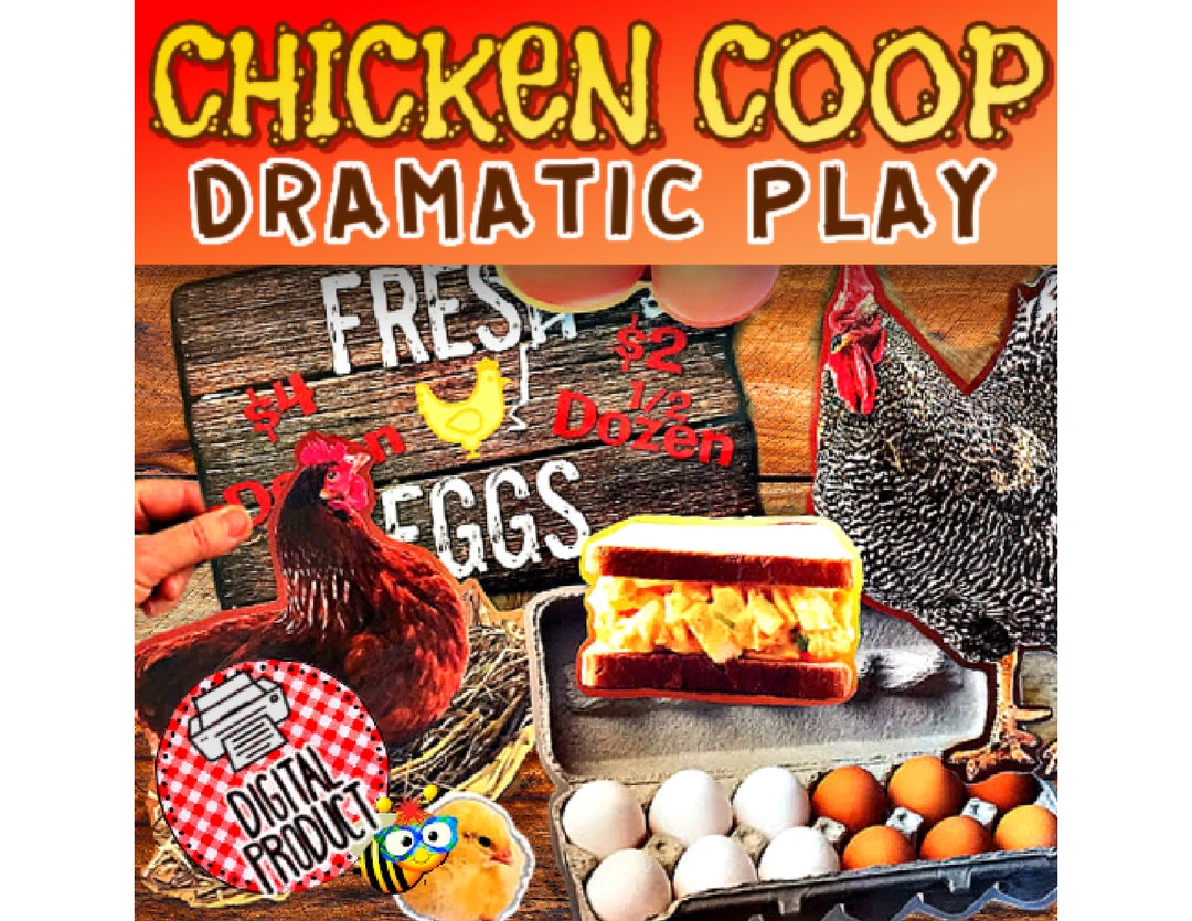 Dramatic Play Farm Chicken Life Cycle Life Cycle Chicken Farm Activity ...