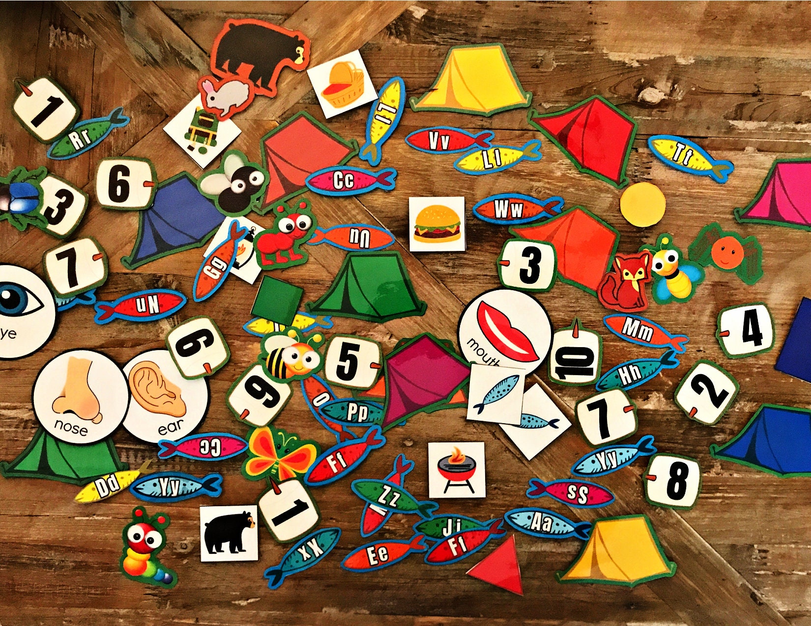 Busy Book Camping | Camping Theme | Camping Activities | Preschool ...