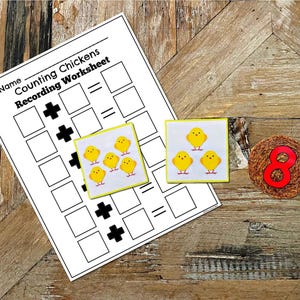 Addition Chicks Sensory Bin Activity | Math Centers | Addition Activity ...