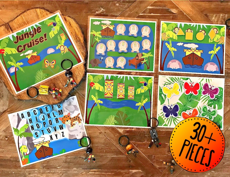 Jungle Busy Book | Printable Busy Book | Early Binder Jungle | Jungle ...