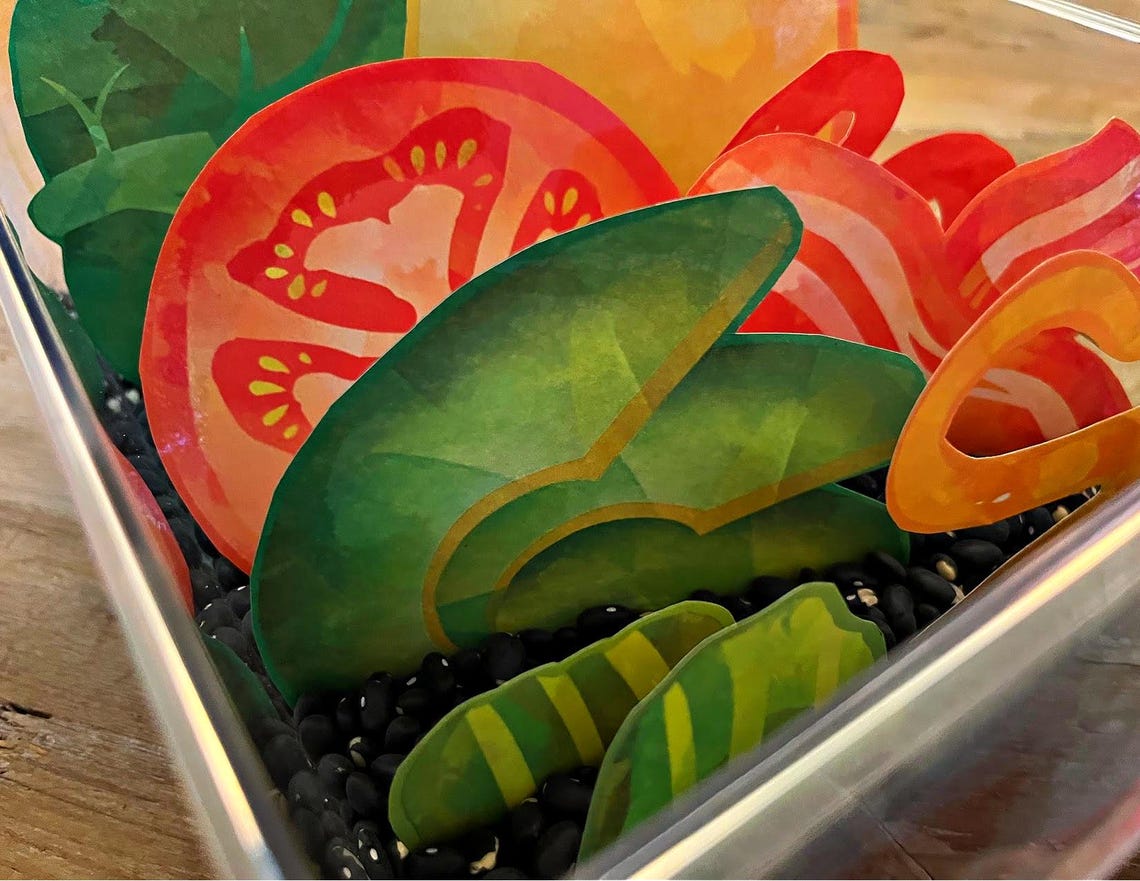 Build a Hamburger Sensory Bin | Hamburger Activity | Sensory Bin ...