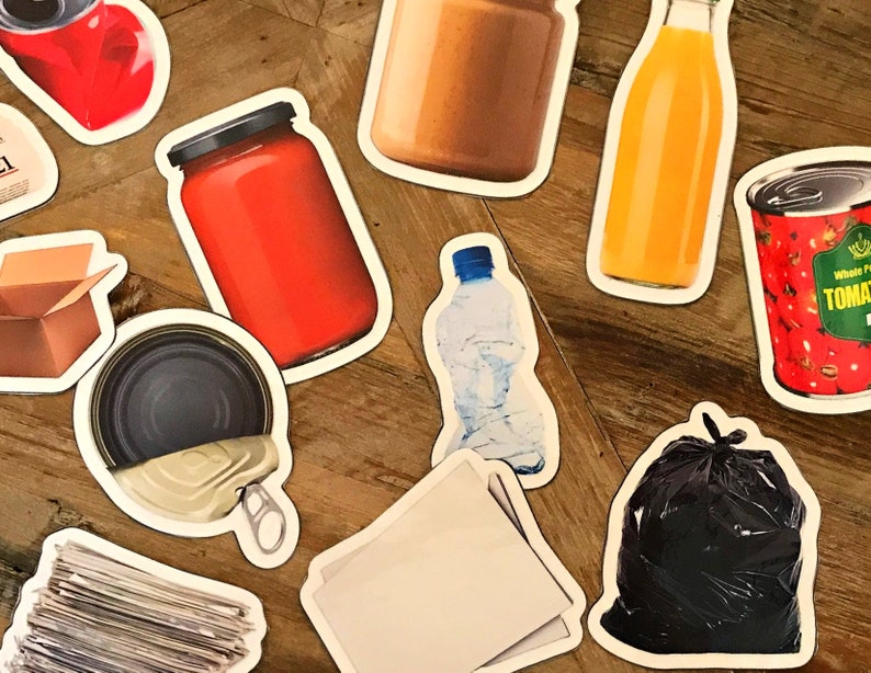 Recycling Sort Activity | Conservation Activity | Sorting Mats ...
