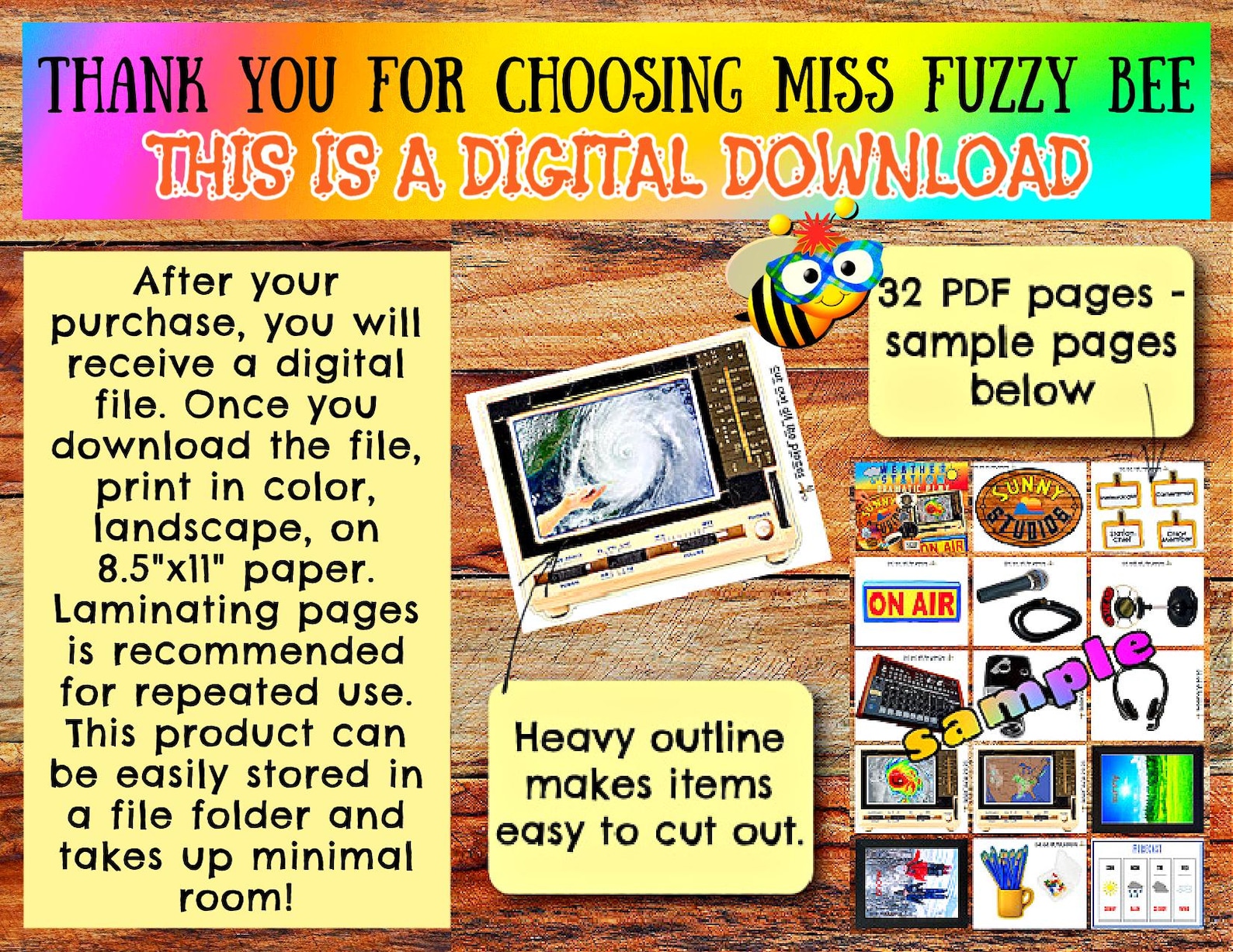 Weather Station Dramatic Play | Weather Pretend Play | Meteorologist ...