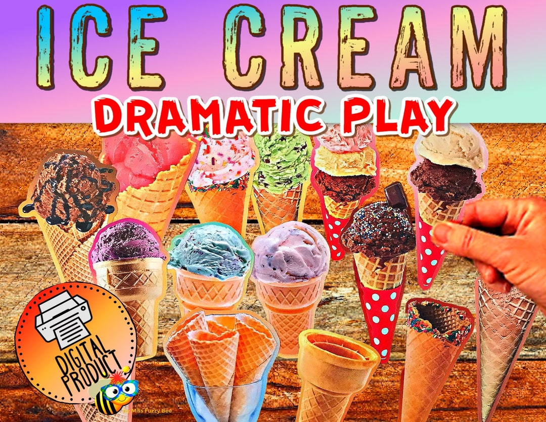 Ice Cream Stand Dramatic Play Ice Cream Stand Pretend Play - Etsy