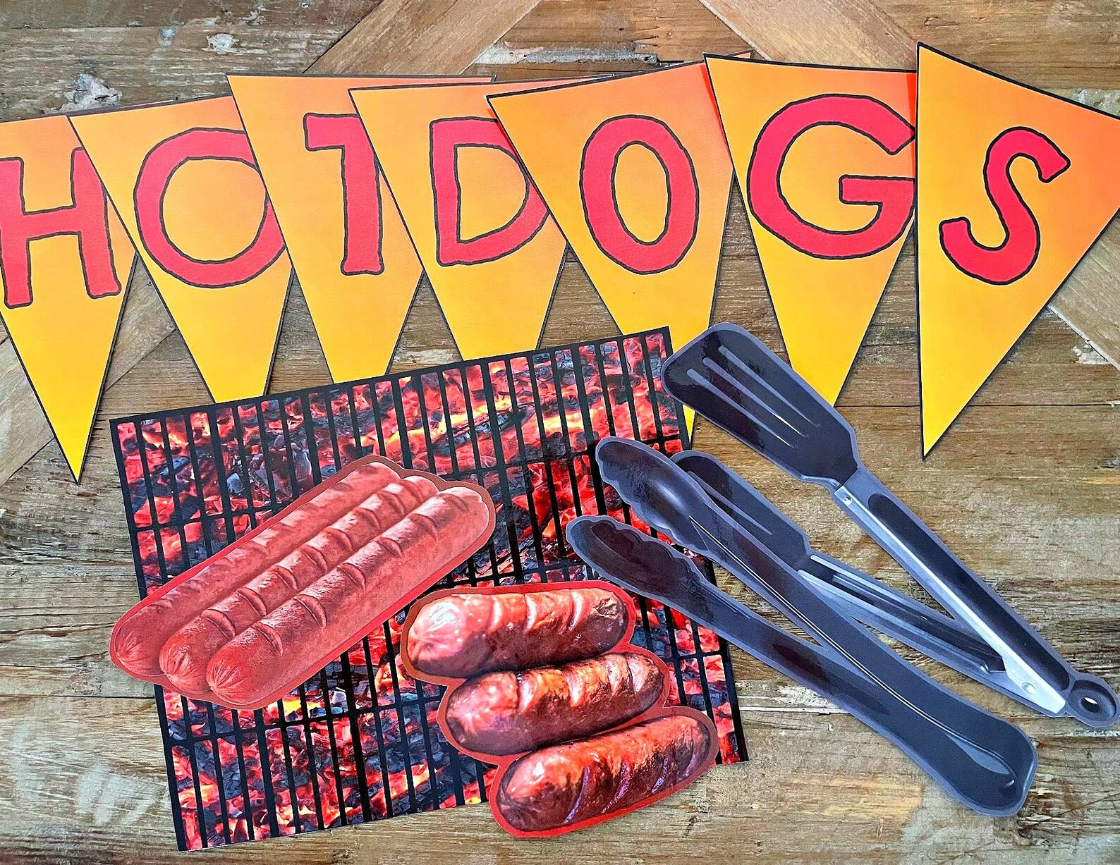Hotdog Cart Dramatic Play | Food Pretend Play | Food Cutouts | Prek ...
