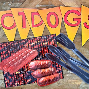 Hotdog Cart Dramatic Play | Food Pretend Play | Food Cutouts | Prek ...