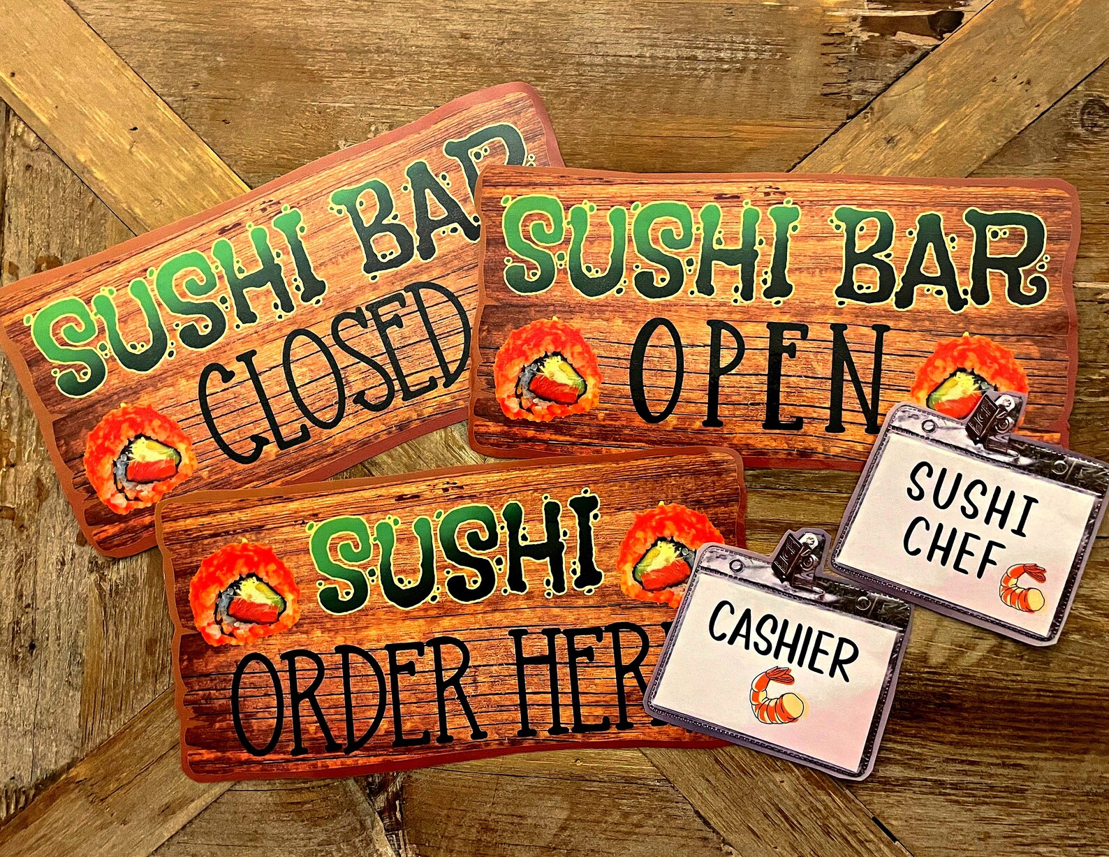 Sushi Bar Dramatic Play | Food Pretend Play | Food Cutouts | Preschool ...