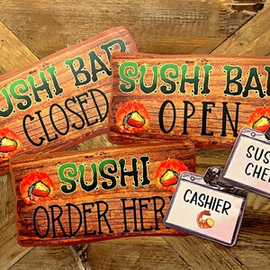 Sushi Bar Dramatic Play | Food Pretend Play | Food Cutouts | Preschool ...