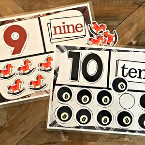 Number Counting Busy Book | Number Words | Counting 1-10 | Learn ...