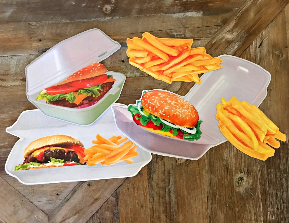 Dramatic Play Hamburger Pretend Play Food Activities - Etsy