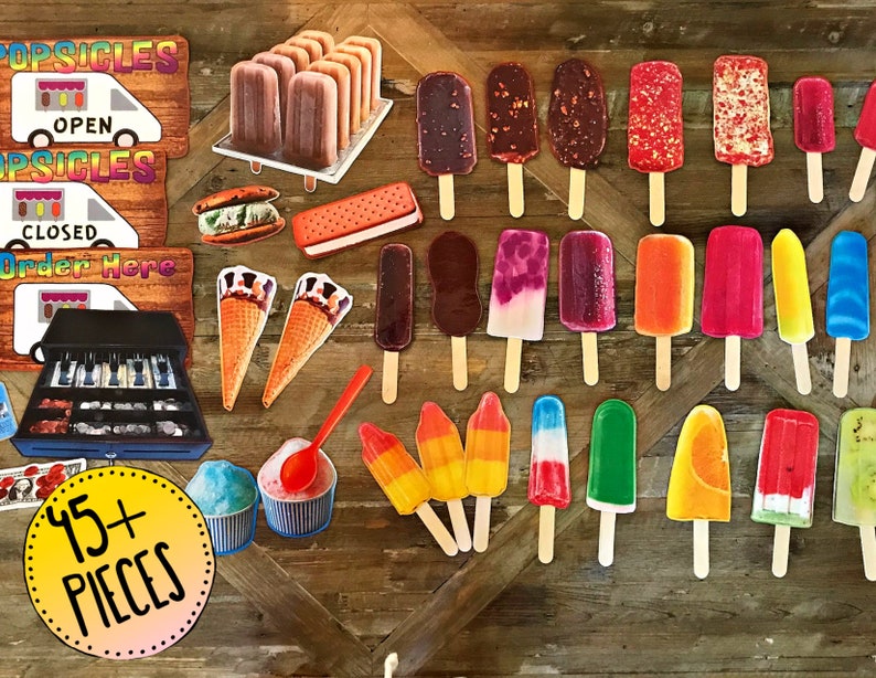 Dramatic Play Popsicle Truck Popsicle Truck Pretend Play Bulletin Board ...