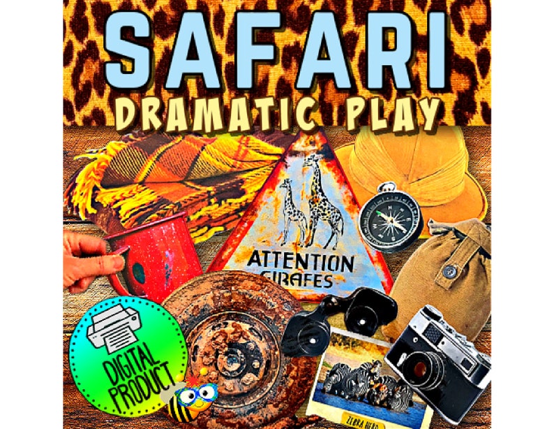 Safari Dramatic Play Safari Pretend Play Preschool Toy Preschool Play ...