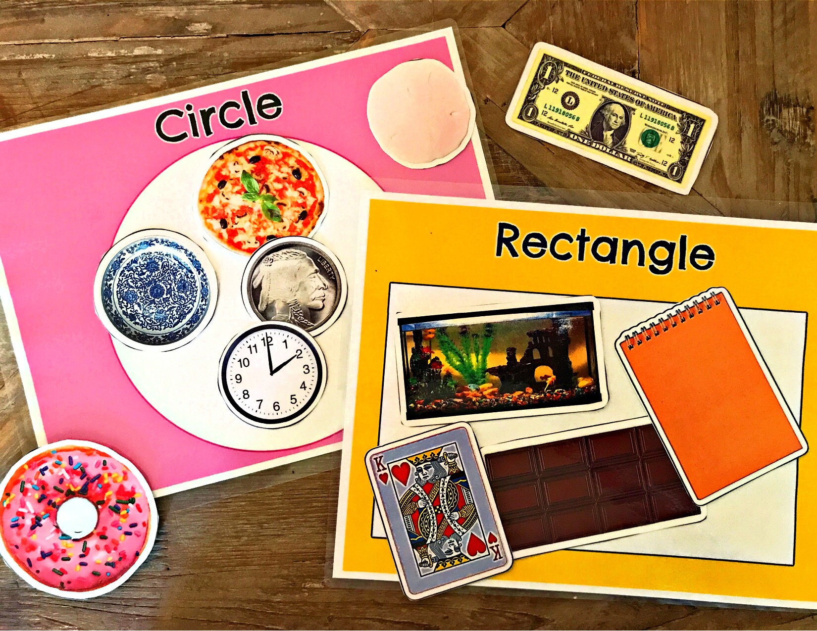 2D Shapes Sorting Mats | Identify Shapes | Environmental Print ...