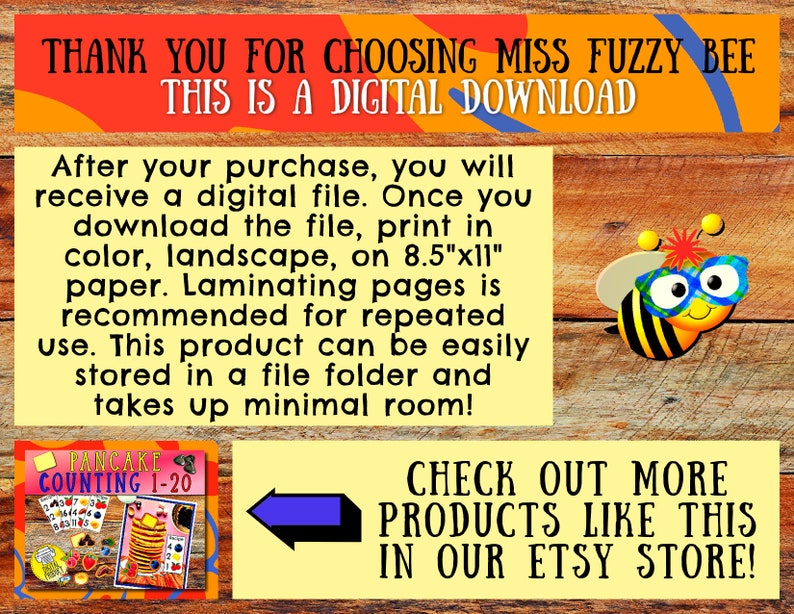 Number Counting Busy Book Number Words Counting 1-10 Learn Numbers Printables Prek Learning ...