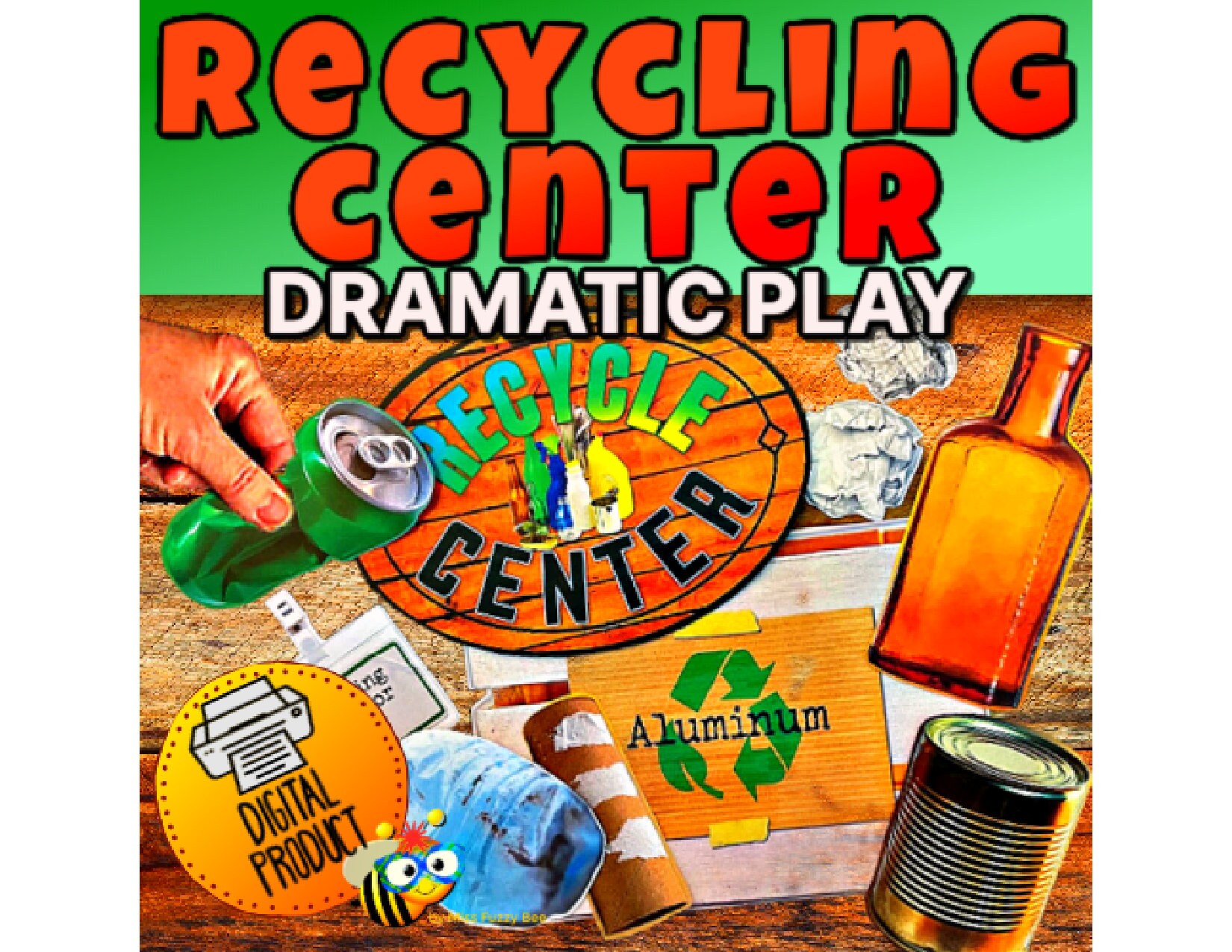 Dramatic Play Recycling Center Recycle Pretend Play Preschool Toy ...