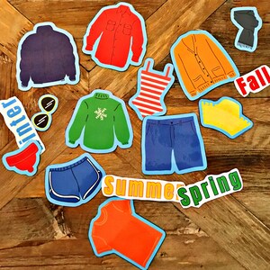 Four Seasons | Learn Seasons | Sorting Mats | Weather Clothing | Center ...