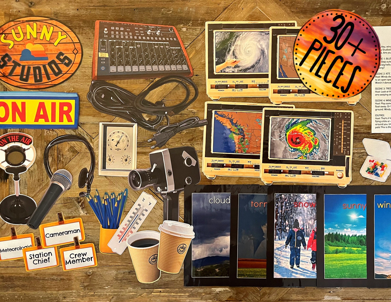 Weather Station Dramatic Play | Weather Pretend Play | Meteorologist ...