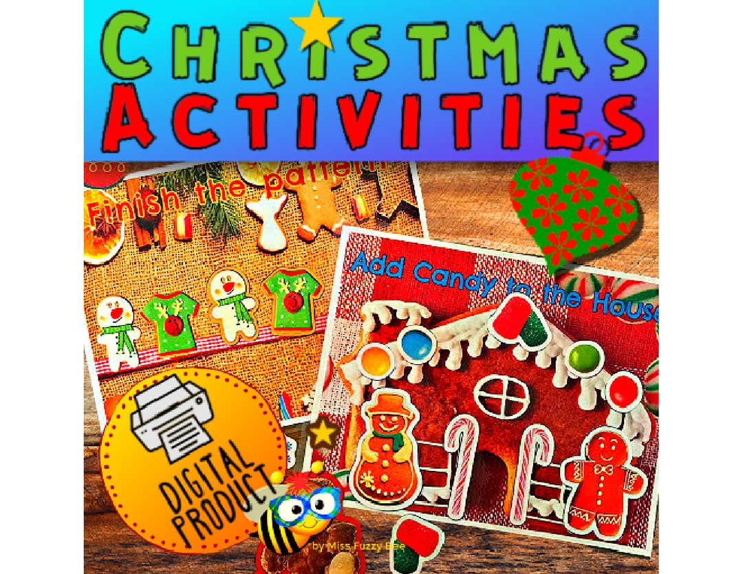 Christmas Activity | Christmas Busy Book | Prek Learning | Christmas ...