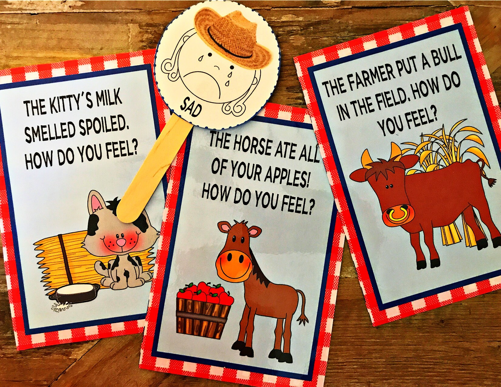 Emotion Stick Puppets | Social Emotional Learning | Feelings for Kids ...