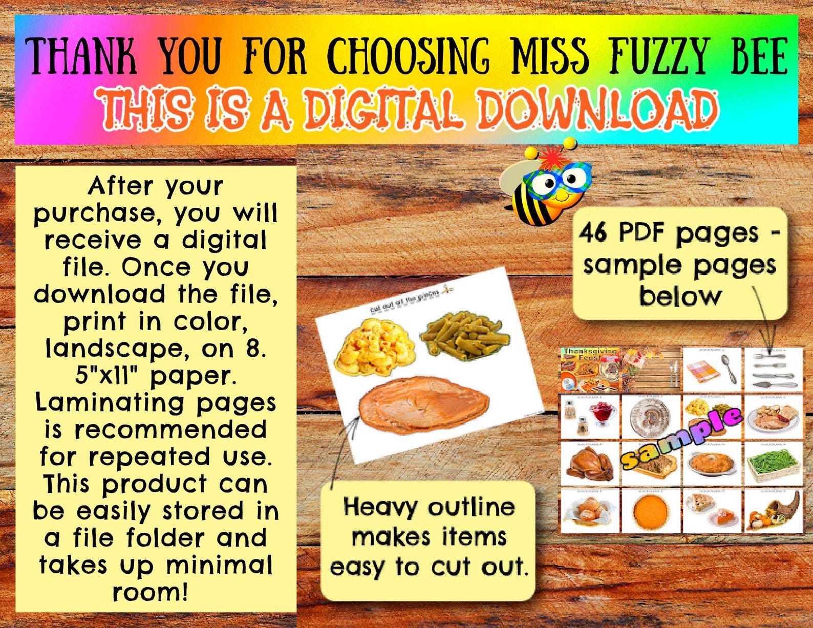 Thanksgiving Dramatic Play | Thanksgiving Feast | Preschool Printables ...