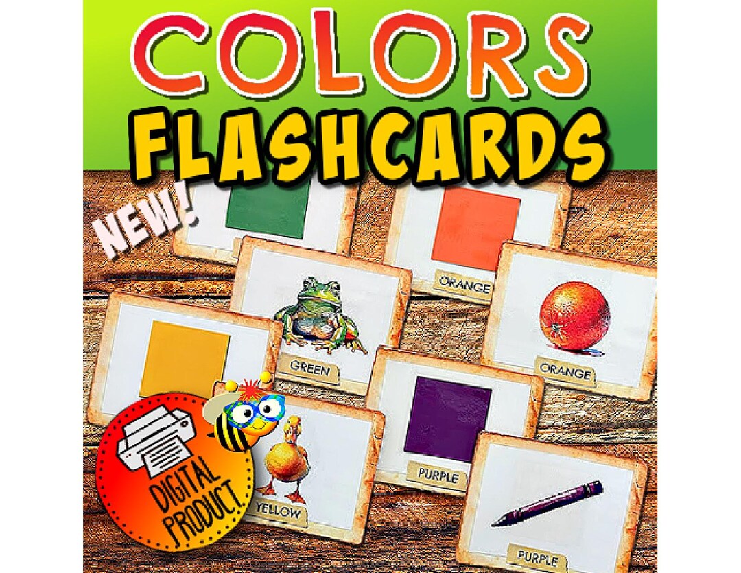 Colors Flashcards for Preschool | Printable Color Matching Cards ...