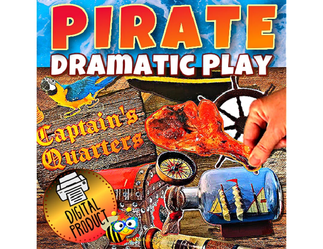 Pirate Dramatic Play | Pirate Activity | Pretend Play | Pirate ...