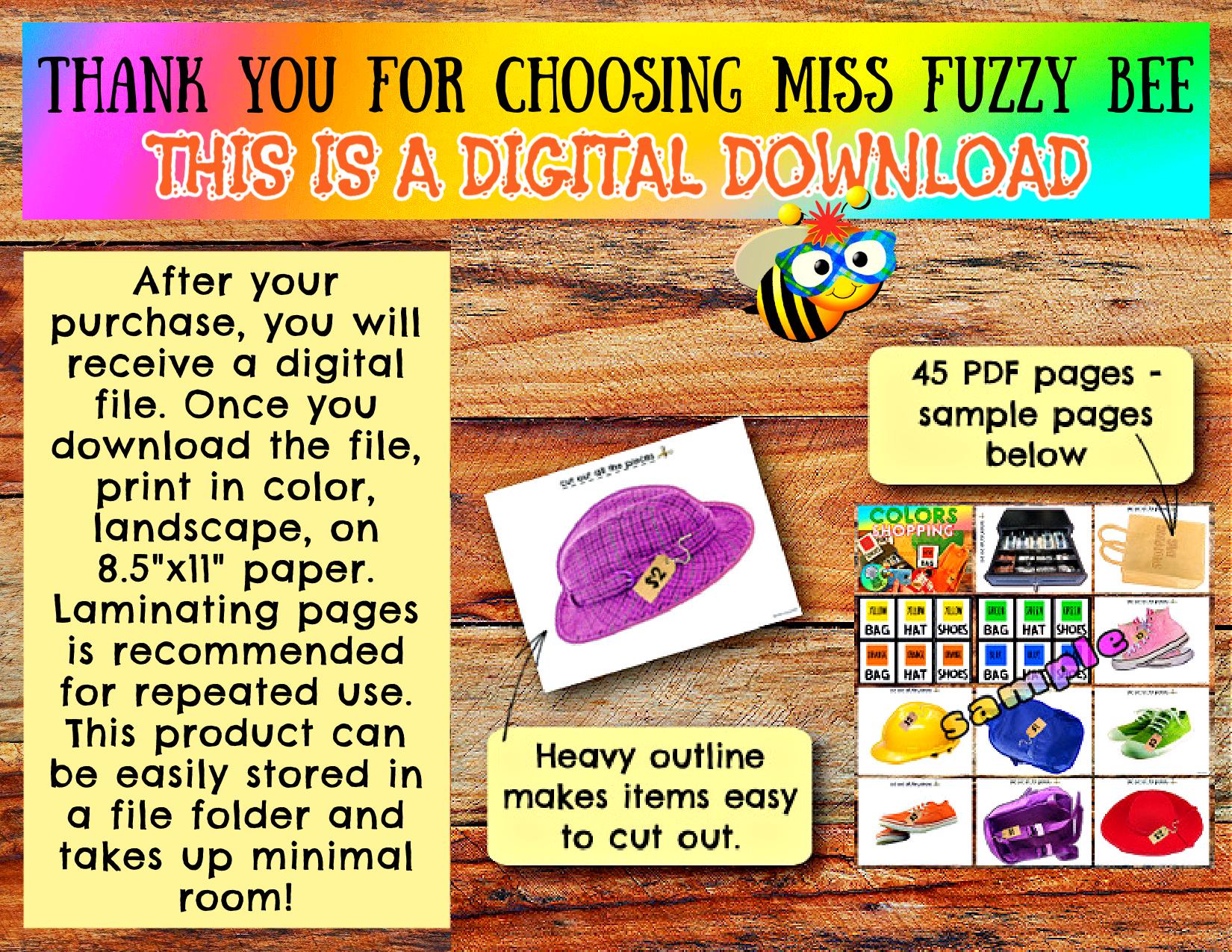 Color Shopping Dramatic Play | Identify Colors Preschool | Color ...