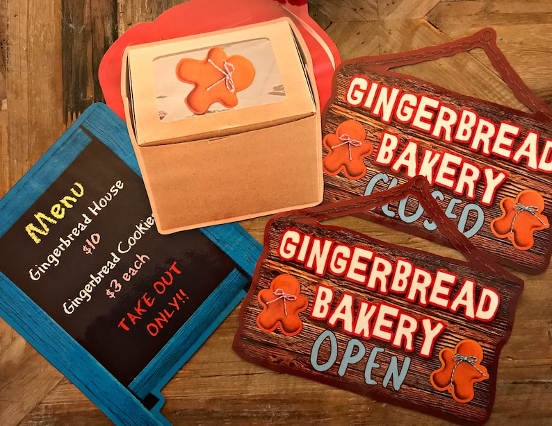 Gingerbread Bakery Dramatic Play | Printable | Digital Download ...