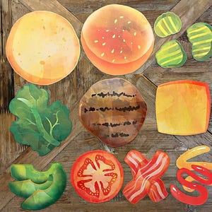 Build a Hamburger Sensory Bin | Hamburger Activity | Sensory Bin ...