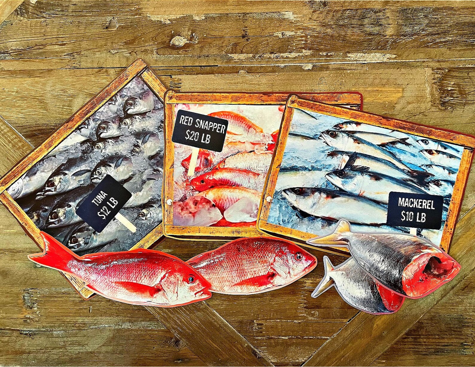 Fish Market Dramatic Play | Pretend Play Fish Market | Fish Activity ...