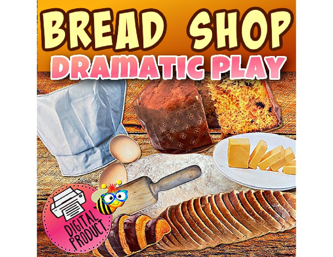 Bread Shop Dramatic Play | Restaurant Pretend Play | Bulletin Board ...