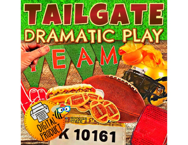 Football Tailgate Party Dramatic Play | Football Tailgate Pretend Play ...