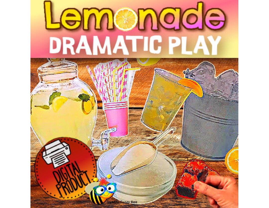 Lemonade Stand Dramatic Play | Lemonade Stand Pretend Play | Bulletin ...