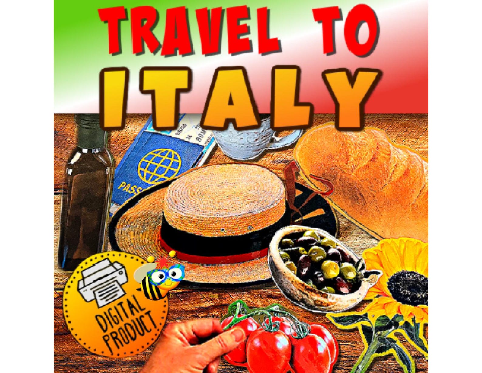 Italy Travel Dramatic Play | Pretend Play Travel | Printable Play ...