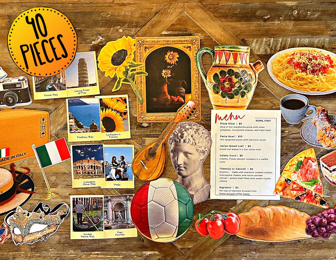 Italy Travel Dramatic Play | Pretend Play Travel | Printable Play ...
