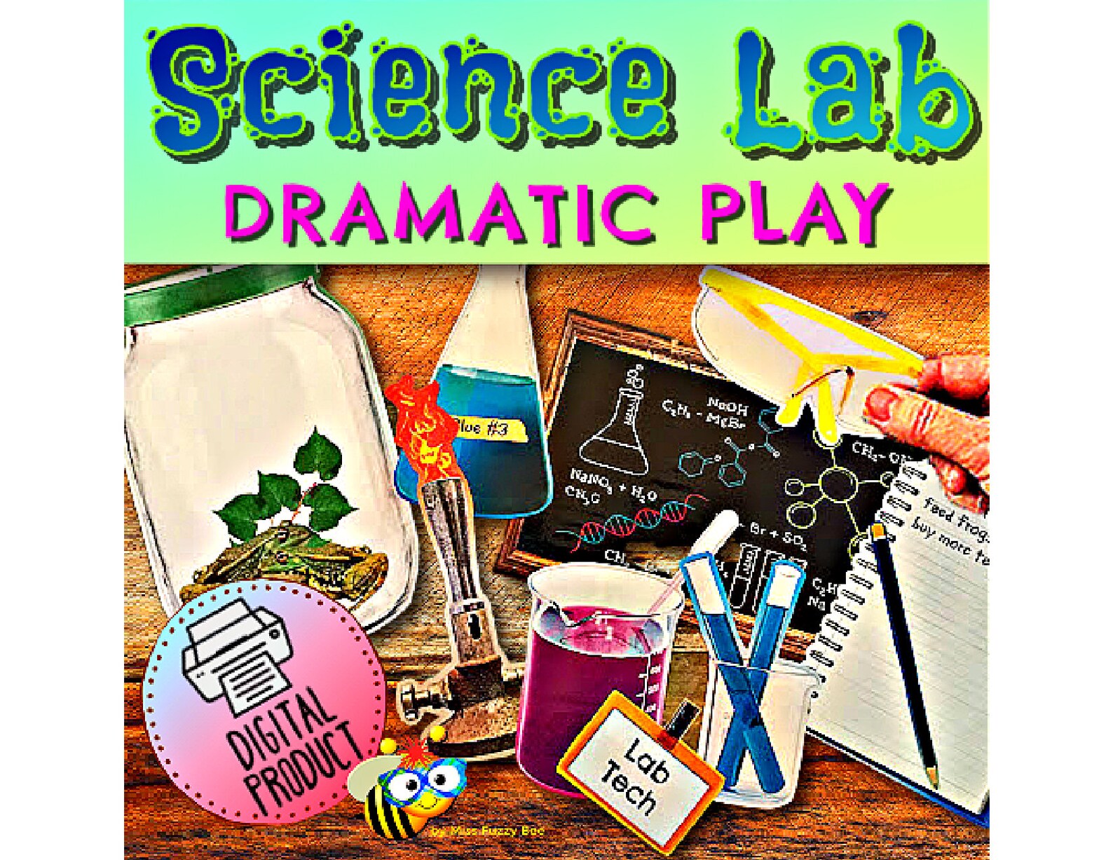 Science Lab Dramatic Play | Science Lab Pretend Play | Science Bulletin Board | Science ...
