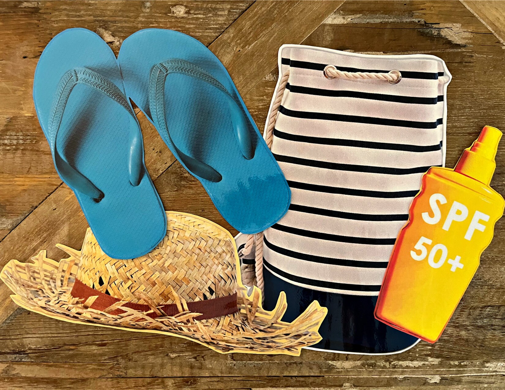 Beach Dramatic Play | Beach Trip Pretend Play | Bulletin Board ...