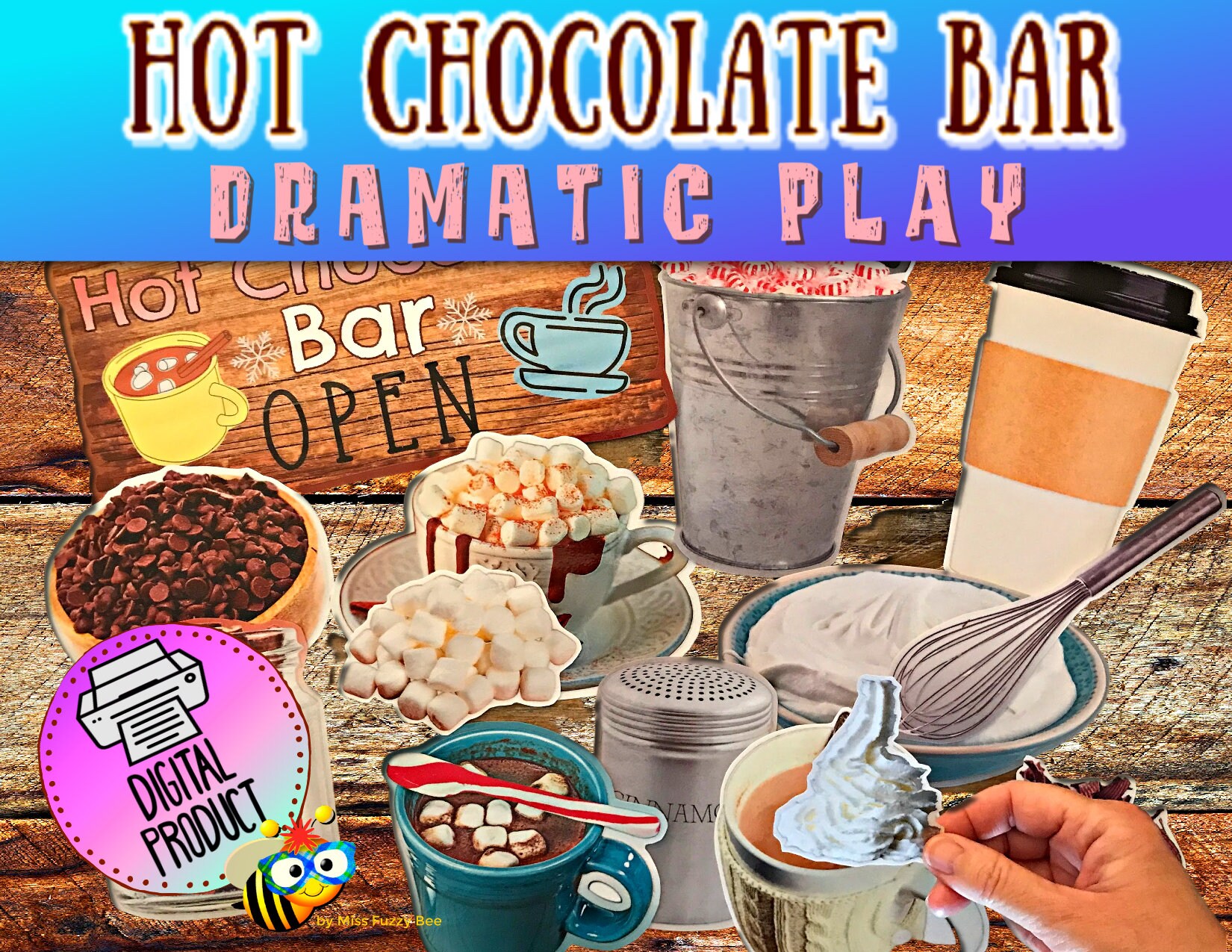 Dramatic Play Hot Cocoa Hot Chocolate Dramatic Play Etsy