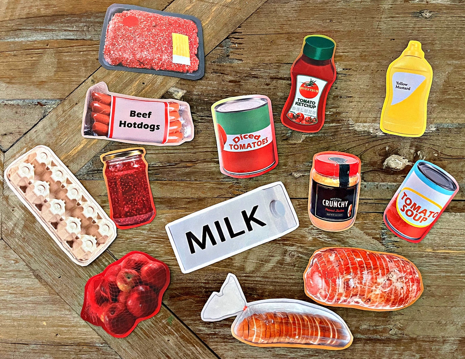 Grocery Hunt Sensory Bin | Grocery List | Grocery Activity | Sensory ...