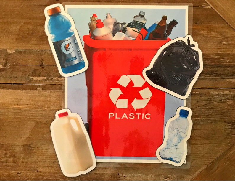 Recycling Sort Activity | Conservation Activity | Sorting Mats ...