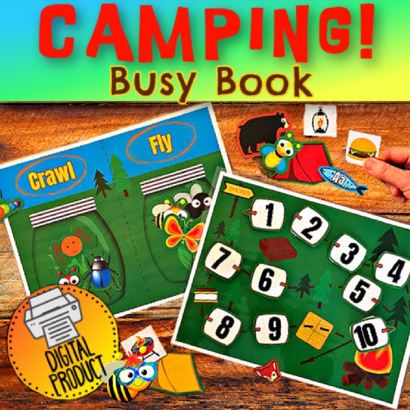 Busy Book Printable - Etsy